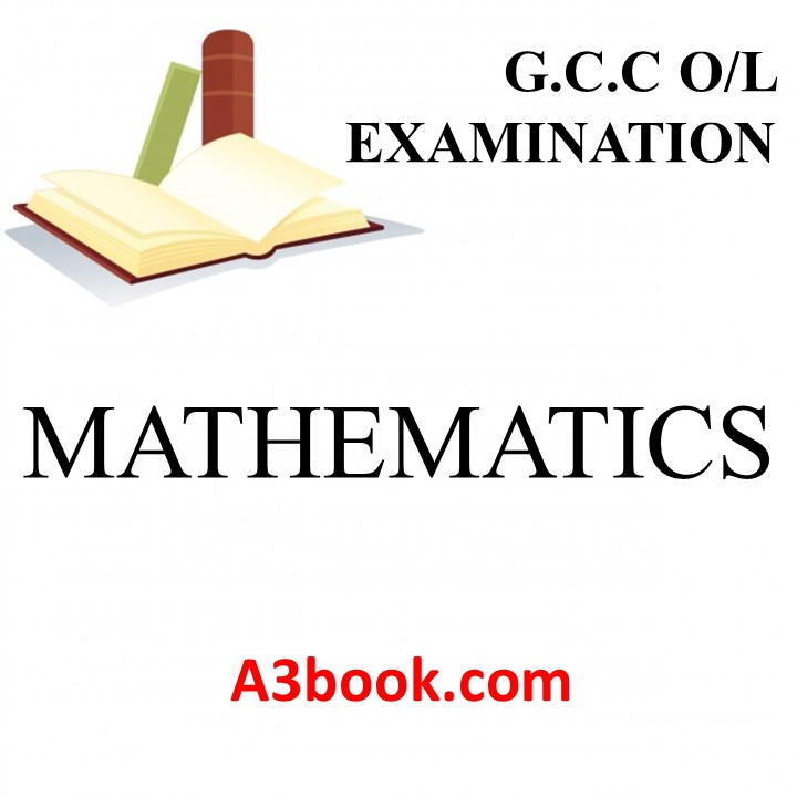 G.C.E. Ordinary Level - Mathematics I - 2020 | A3BOOk
